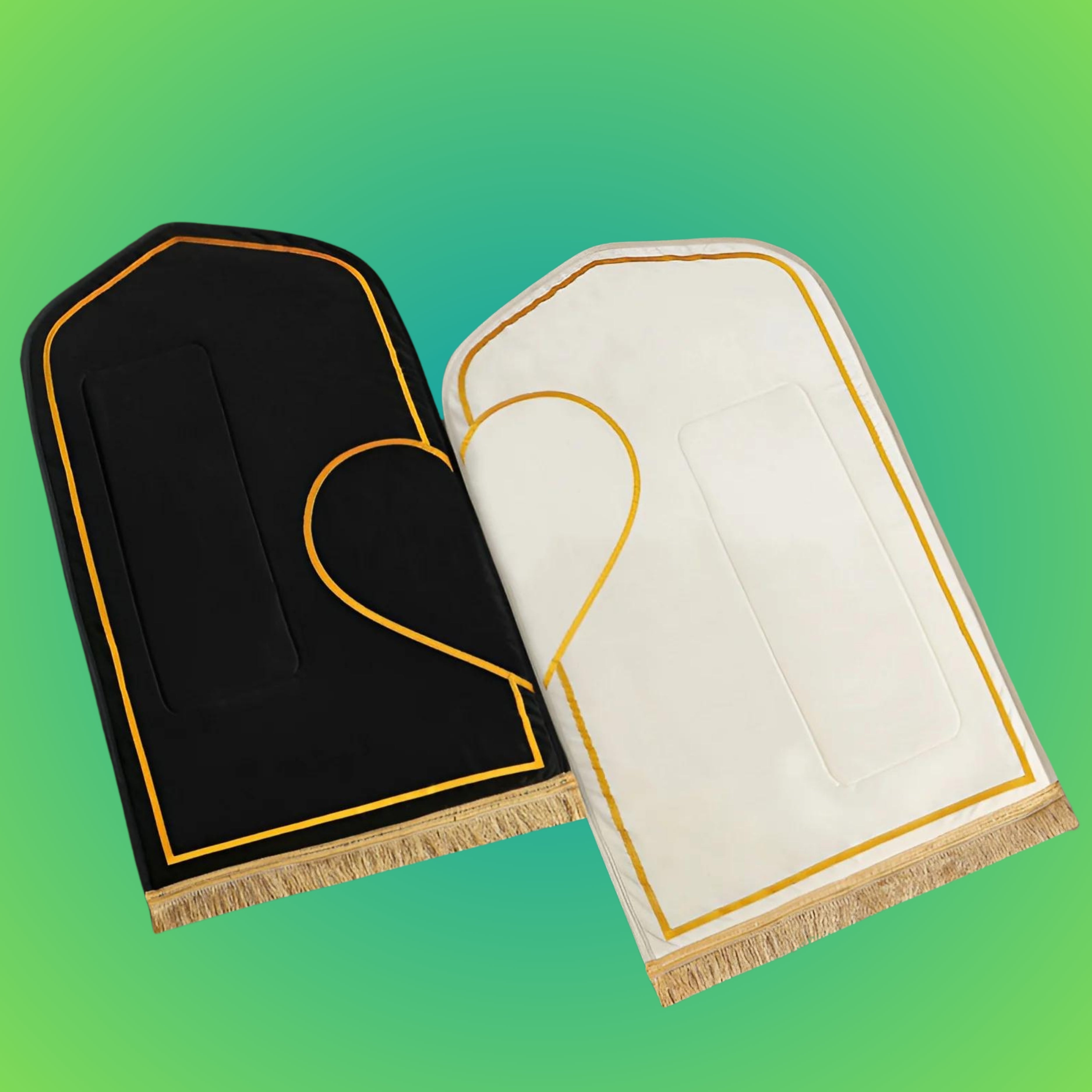 COUPLE SET FOAMING JANAMAZ PRAYER MAT – Zamzam Zarqun LLC